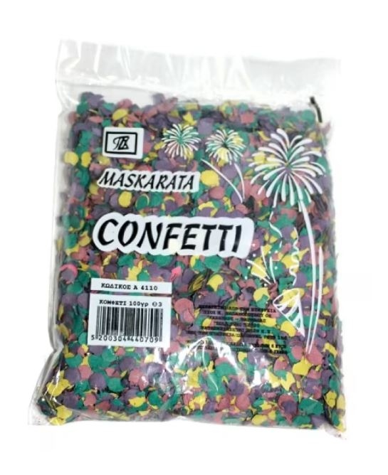 Αποκριάτικο Κομφετί 100γρ (Α4110) - Funny Bunny