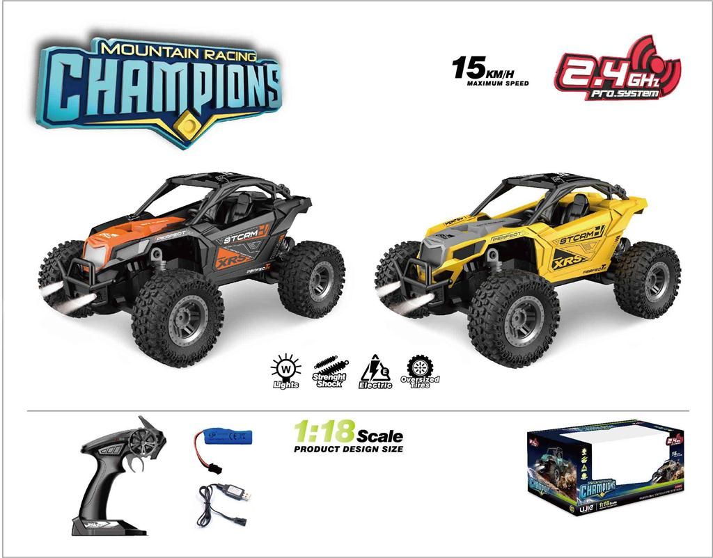 Τηλεκατευθυνόμενο Τζιπ Champion Racing Με Φωτα Και Ηχους (MKN695244 ...
