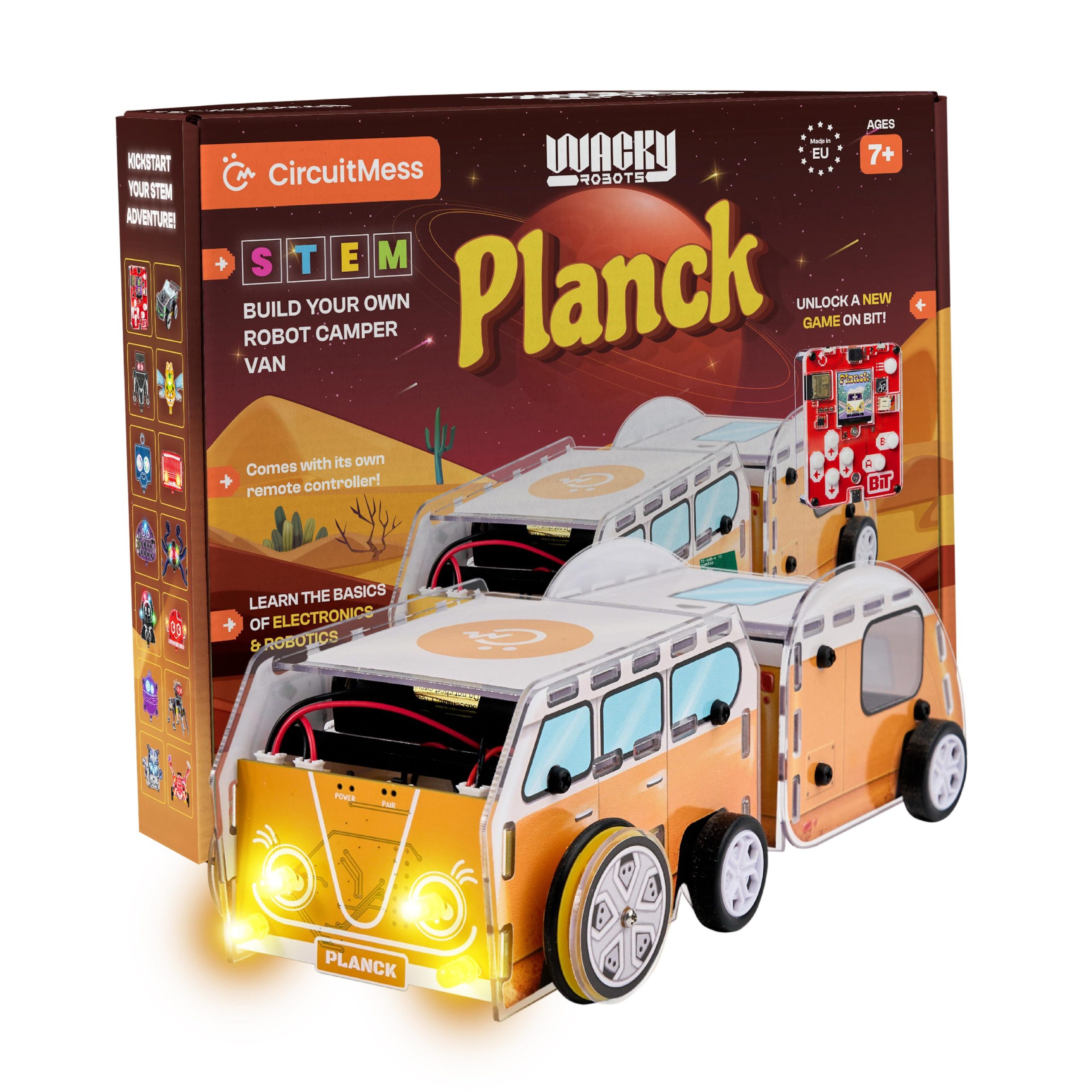 CircuitMess DIY STEM Kit - Adventure Planck (WRPLANCK) - Funny Bunny